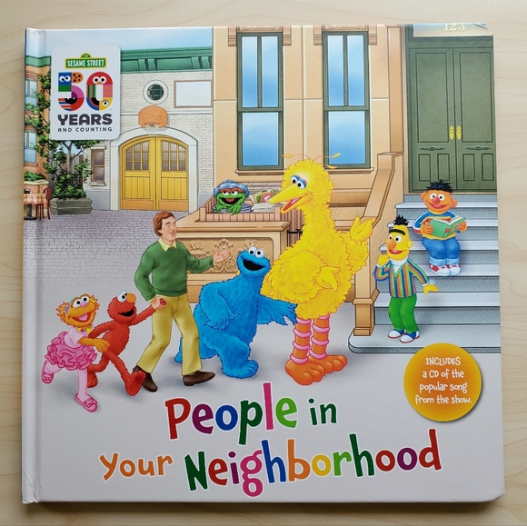 Sesame Street | Toys | New People In Your Neighborhood Hardcover And Cd ...